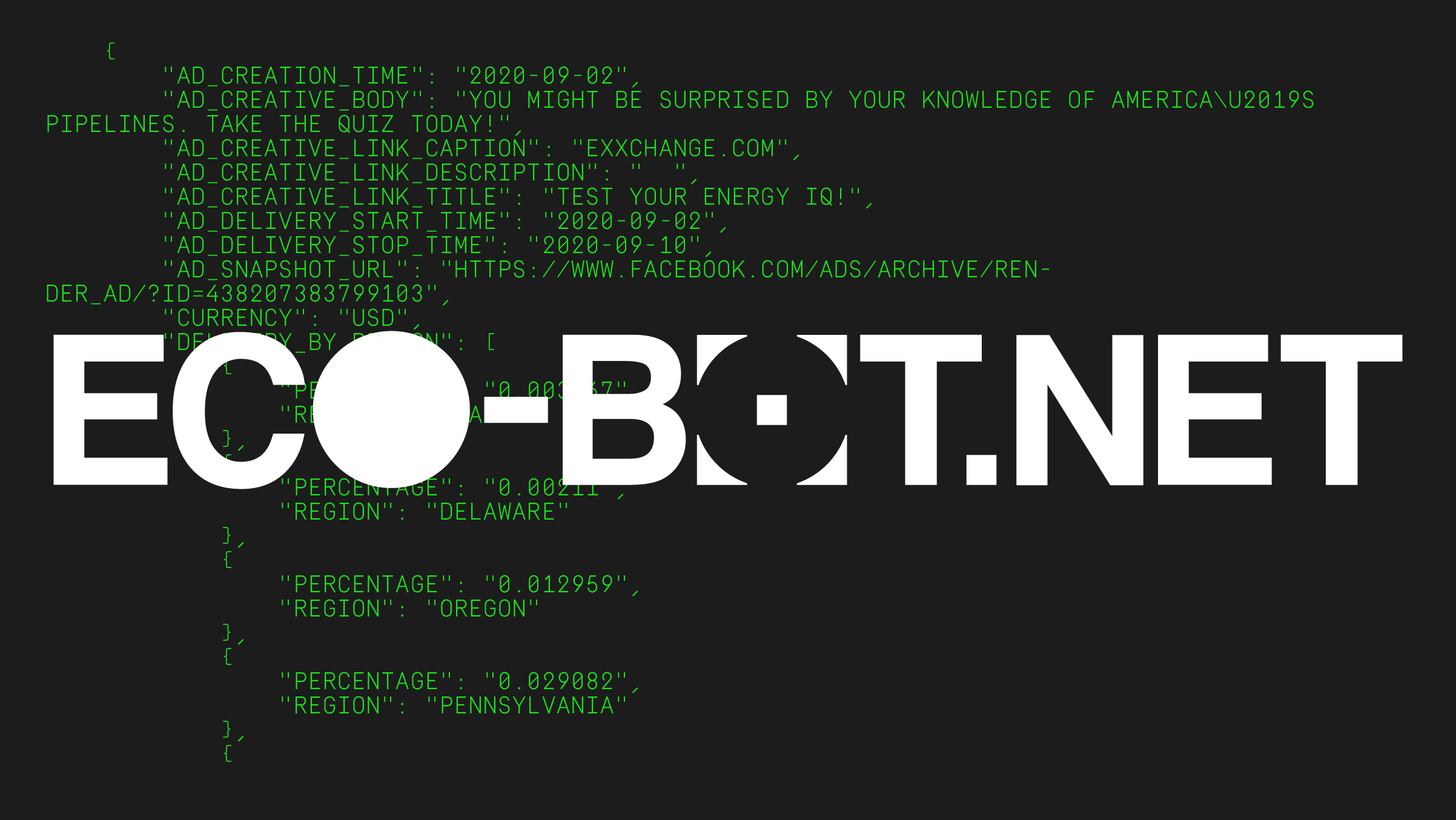 eco-bot.net (2021 - Ongoing) - Bill Posters